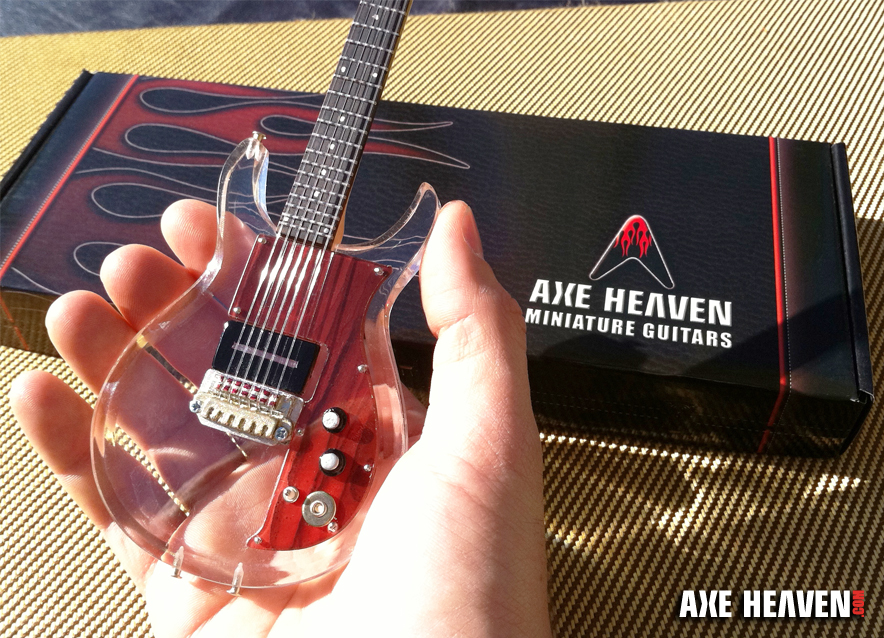 Dan Armstrong Acrylic Guitar Miniature Replica Collectible – AXE HEAVEN ...