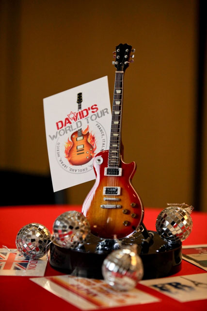 Kim Albers: Event Decor Design Using AXE HEAVEN Miniature Guitars Keeps ...