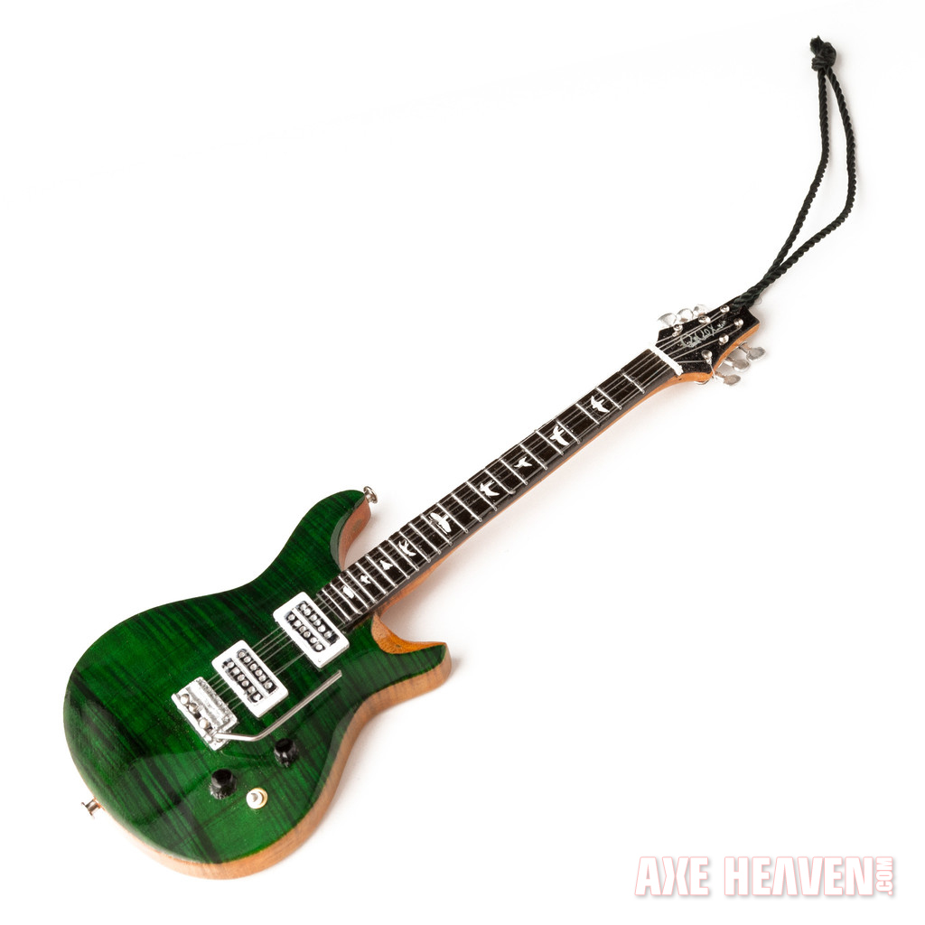 PRS Guitars Emerald Green Custom Promo Ornament – AXE HEAVEN Miniature ...