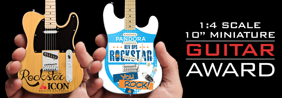 10″ MINIATURE GUITAR AWARD – AXE HEAVEN Miniature Guitars
