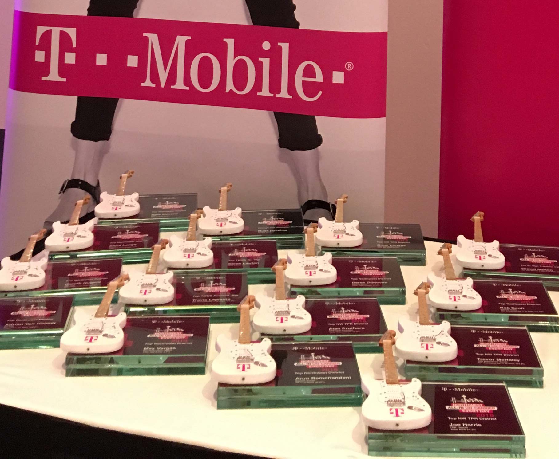 T-Mobile Recognizes Top Sellers with Custom Promotional Rockstar Awards ...