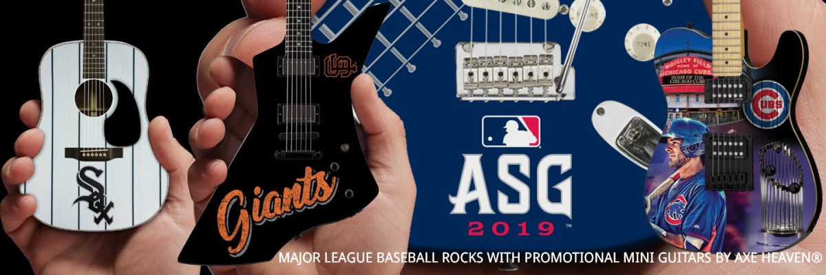 Major League Baseball Rocks with Promotional Mini Guitars by AXE HEAVEN ...