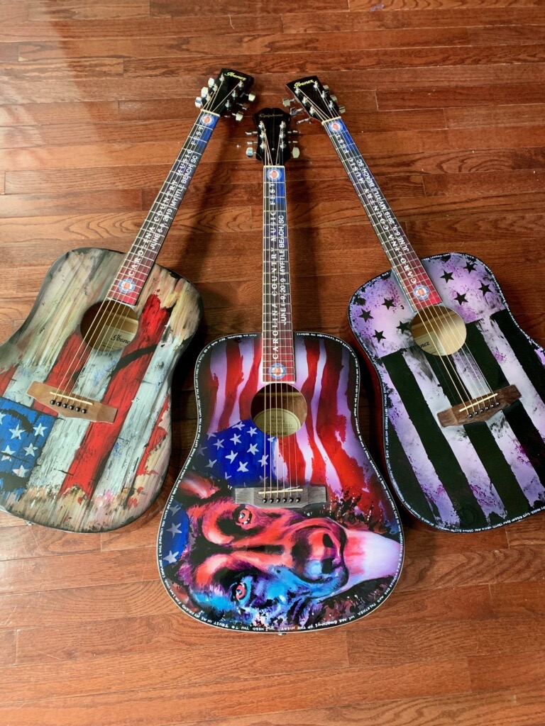 CUSTOM PAINTED GUITARS – AXE HEAVEN Miniature Guitars