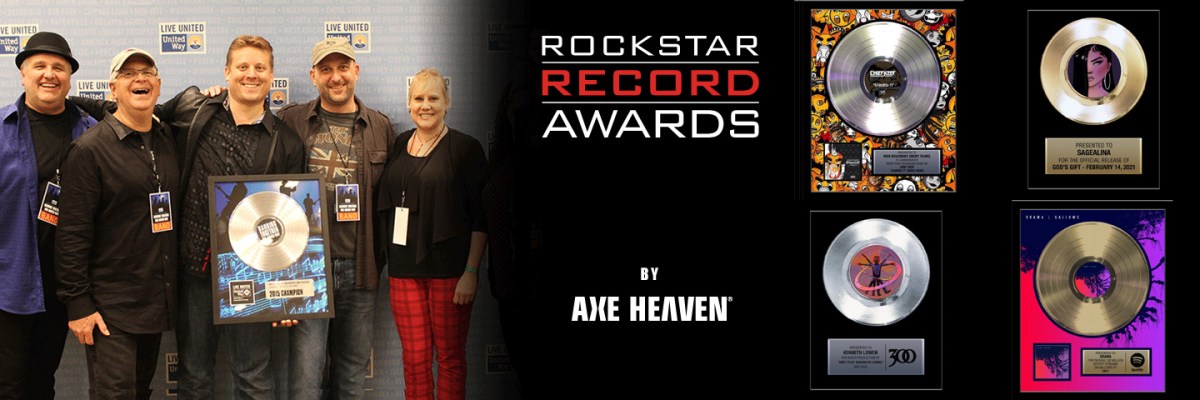 ROCKSTAR RECORD AWARDS: Platinum Record Award, Gold Record Award & CD ...
