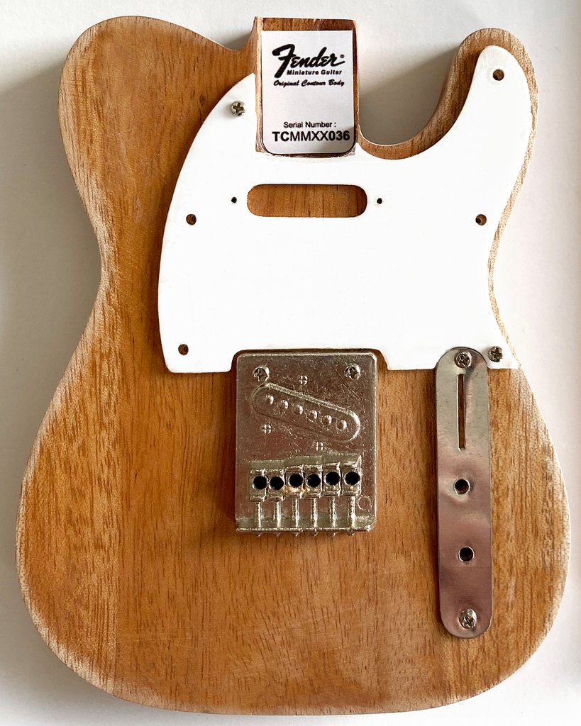 BUILD YOUR OWN Miniature Guitar MODEL KIT – Fender™ Telecaster ...