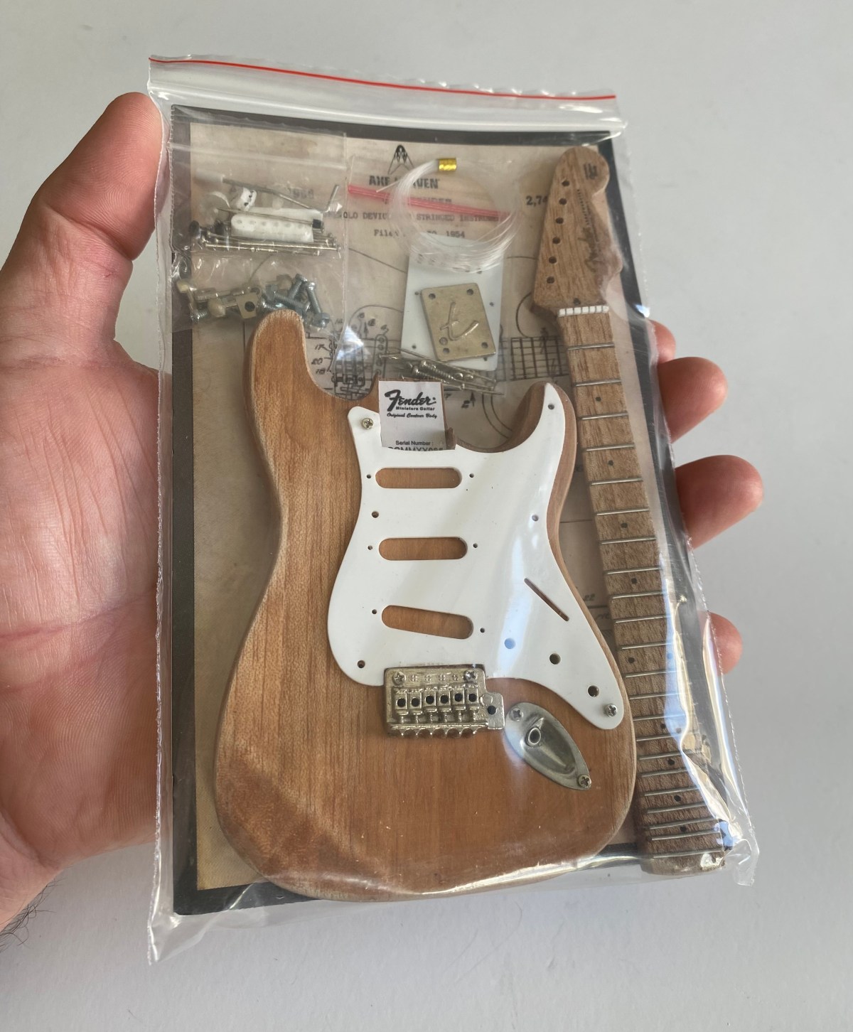 BUILD YOUR OWN Miniature Guitar MODEL KIT – Fender™ Telecaster ...