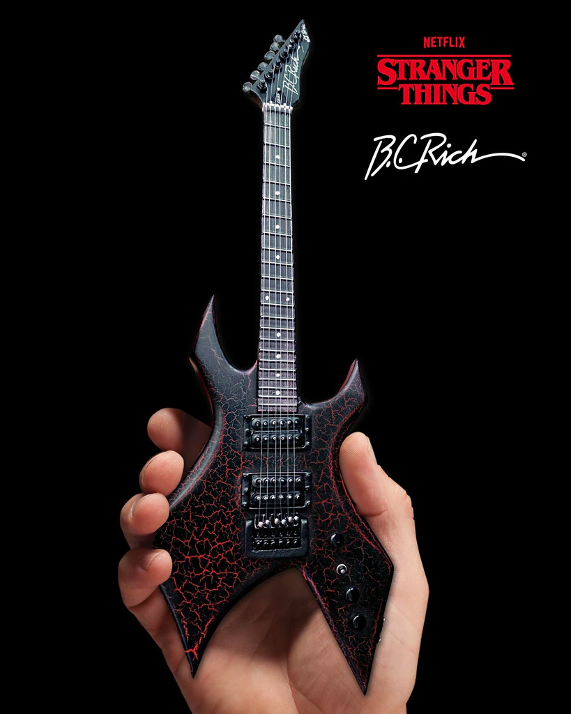 NETFLIX Stranger Things Eddie’s Guitar Mini B.C. Rich® Warlock ...