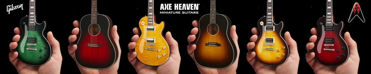 AXE HEAVEN® Appetite Burst Les Paul Mini Guitar Featured in “The ...